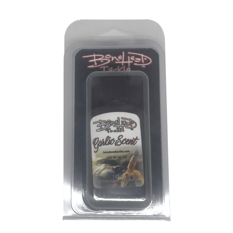 Bonehead Tackle Liquid Scent (Garlic) 1.25oz | BoneHead Tackle | Most Durable Crappie Plastics ...
