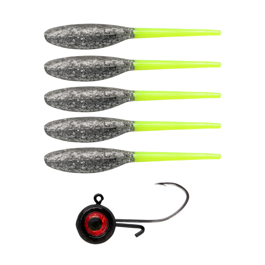 Snack Pack | 2 3/8" Slim Stick | BoneHead Tackle | Most Durable Crappie ...